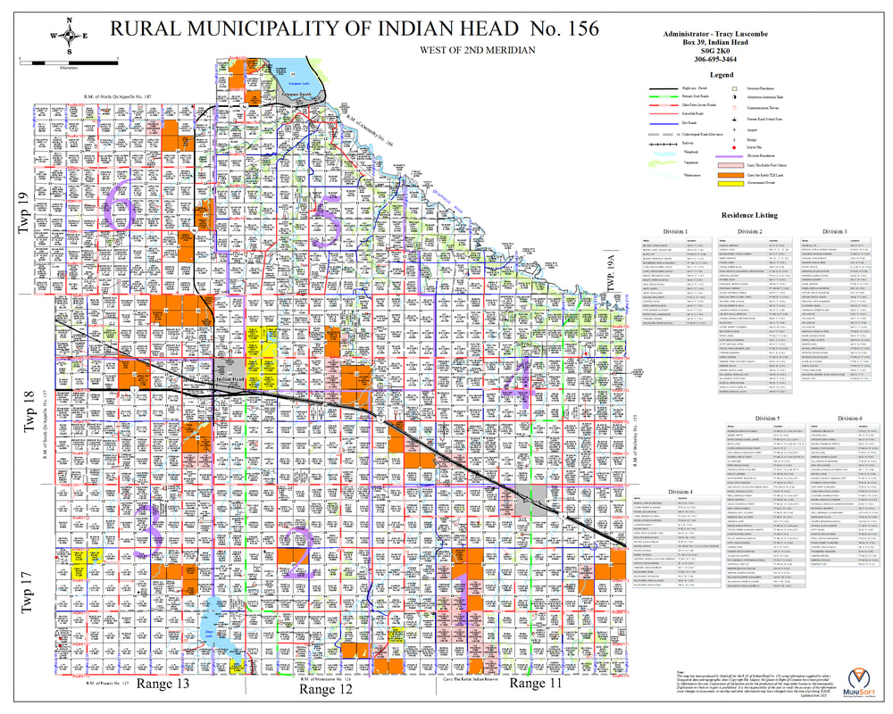 RM Map - RM of Indian Head #156